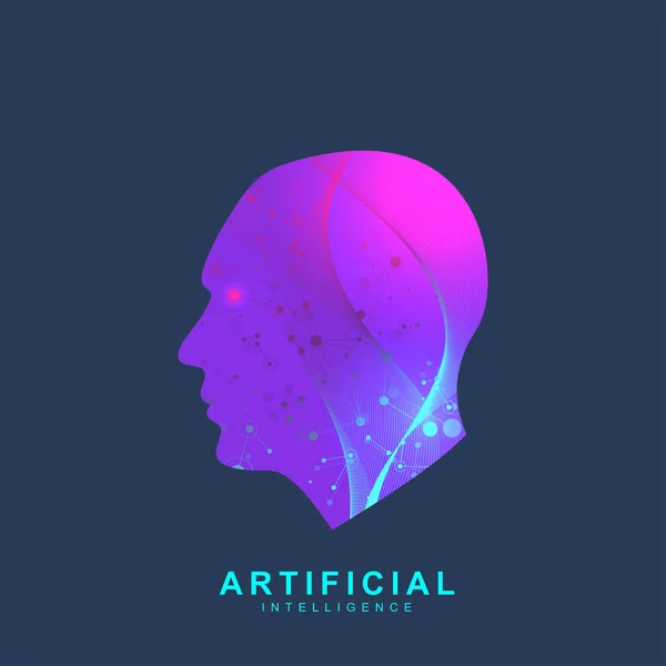 Artificial Intelligence Logo. Artificial Intelligence and Machine Learning Concept. Vector ...
