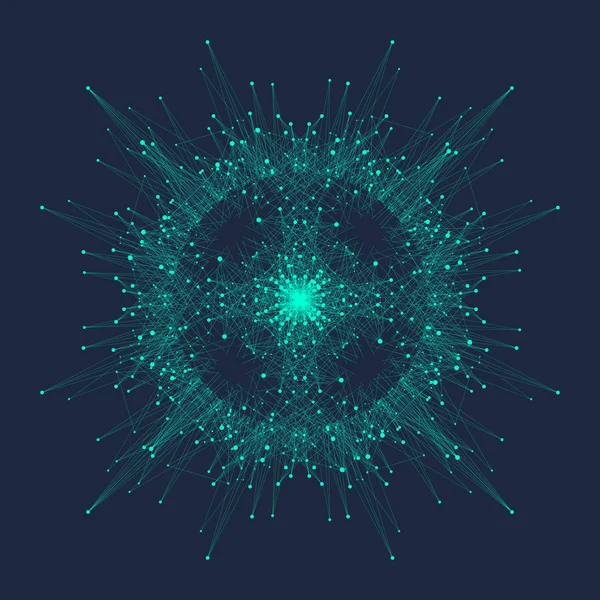 Quantum computer technology concept. Deep learning artificial intelligence. Big data algorithms ...