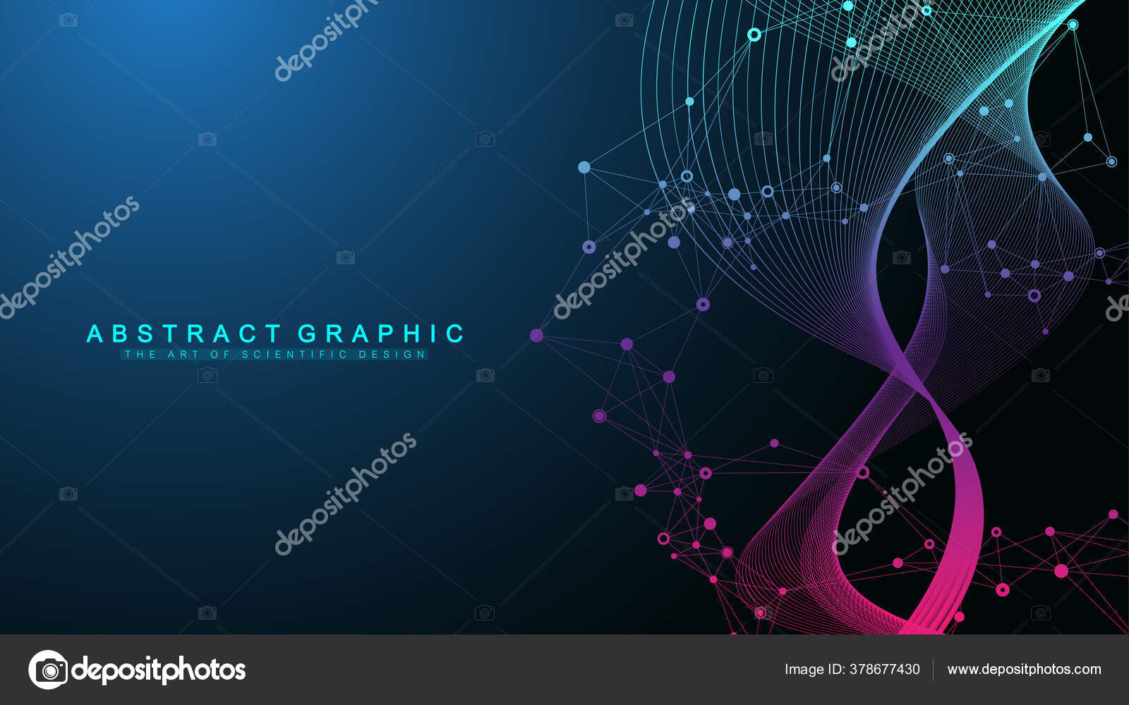 Visualisasi Data Genomik Besar. DNA helix, untai DNA, tes DNA. CRISPR ...