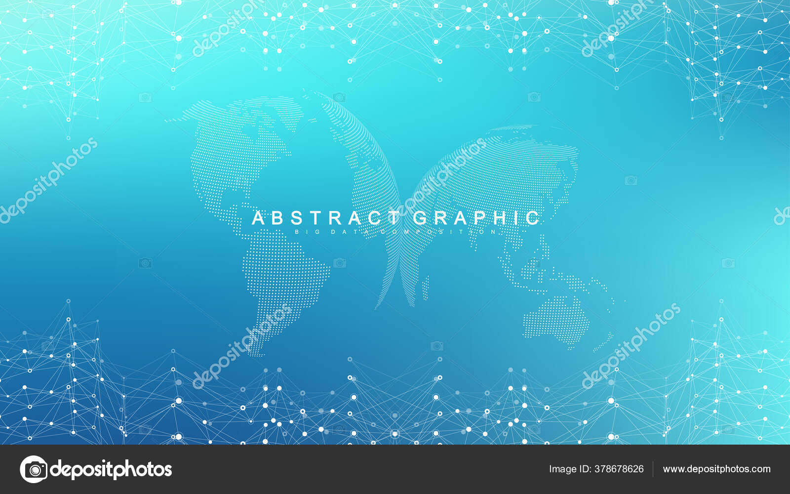 Big data visualization background. Graphic abstract background ...
