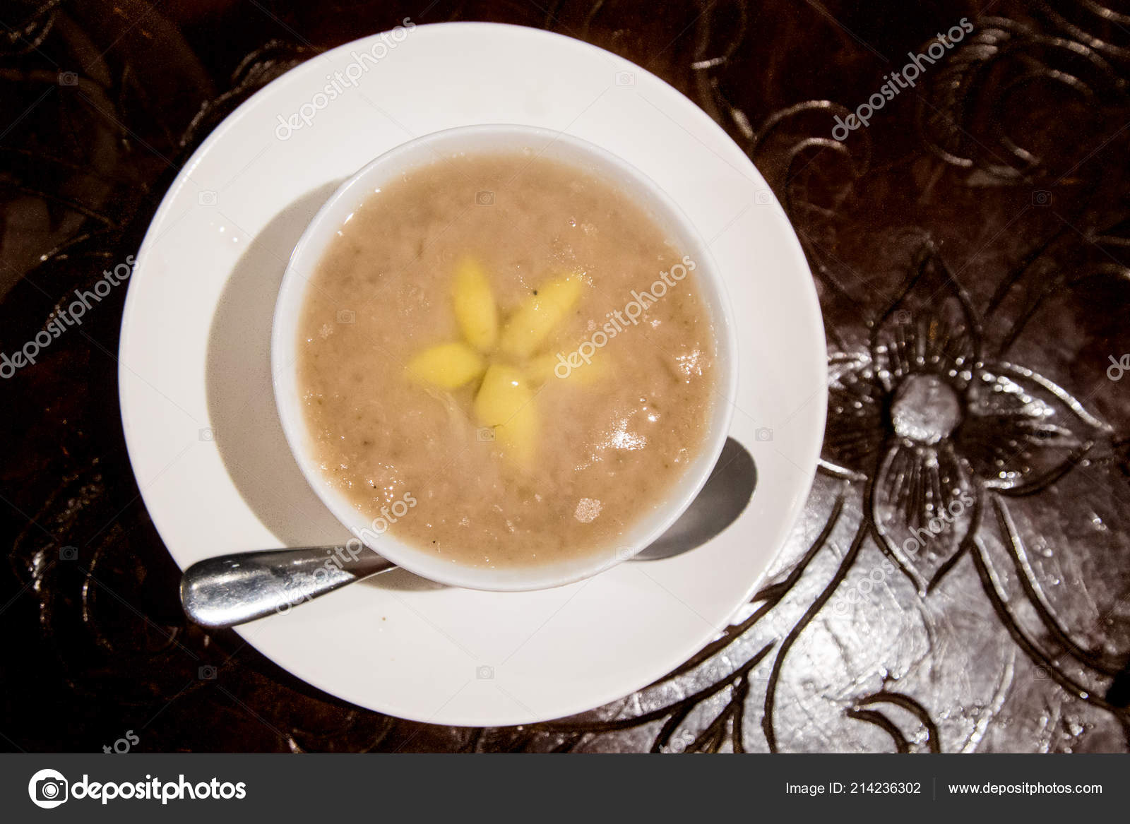 Yam Paste Ginkgo Orh Nee Traditional Malaysia Dessert Popular Chinese ...