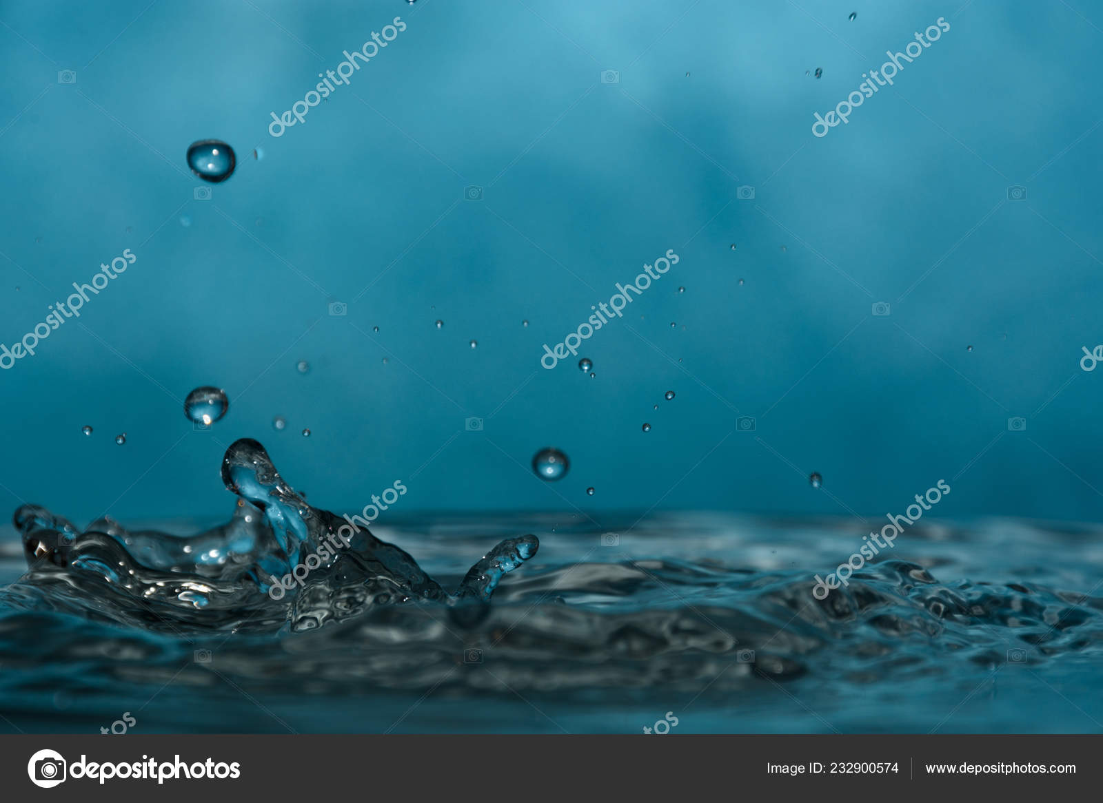 Splash Clean Water Background — Stock Photo © Chubakaster #232900574
