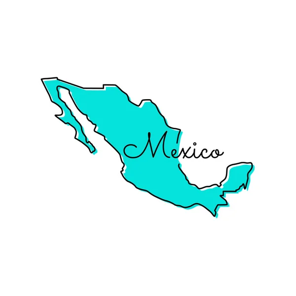 Map Flag Mexico Vector Design Template Editable Stroke Stock Vector by ...
