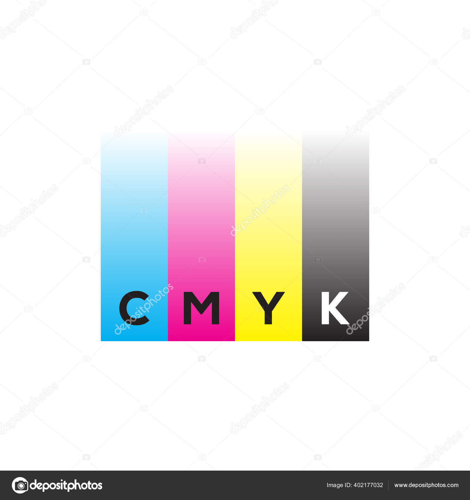 Modèle Conception Vectorielle Palette Couleurs Cmjn Vecteur par ...