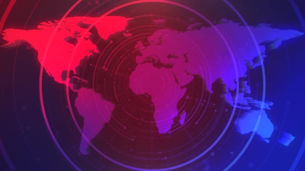 News intro graphic animation with lines and world map, abstract background ⬇ Video by © GoldLeo ...