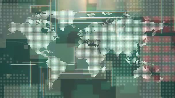 News intro graphic animation with lines and world map, abstract background ⬇ Video by © GoldLeo ...