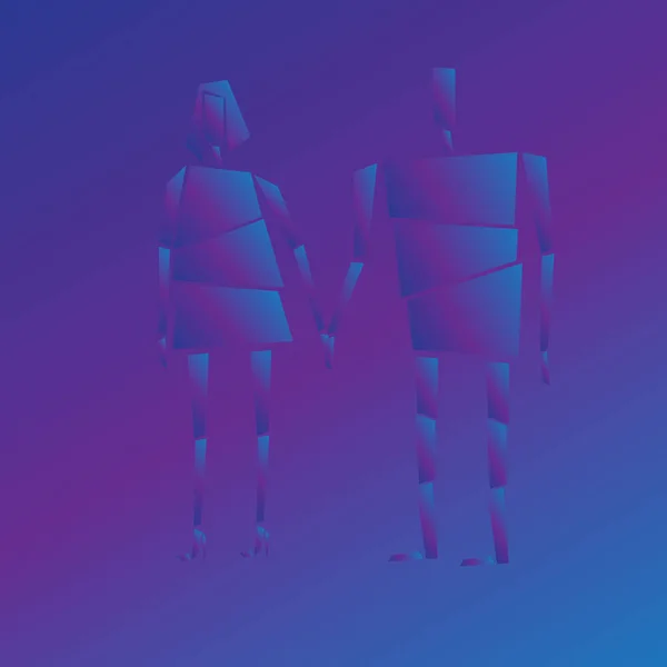 Abstract polygon background — Stock Vector © DeShoff #64775103