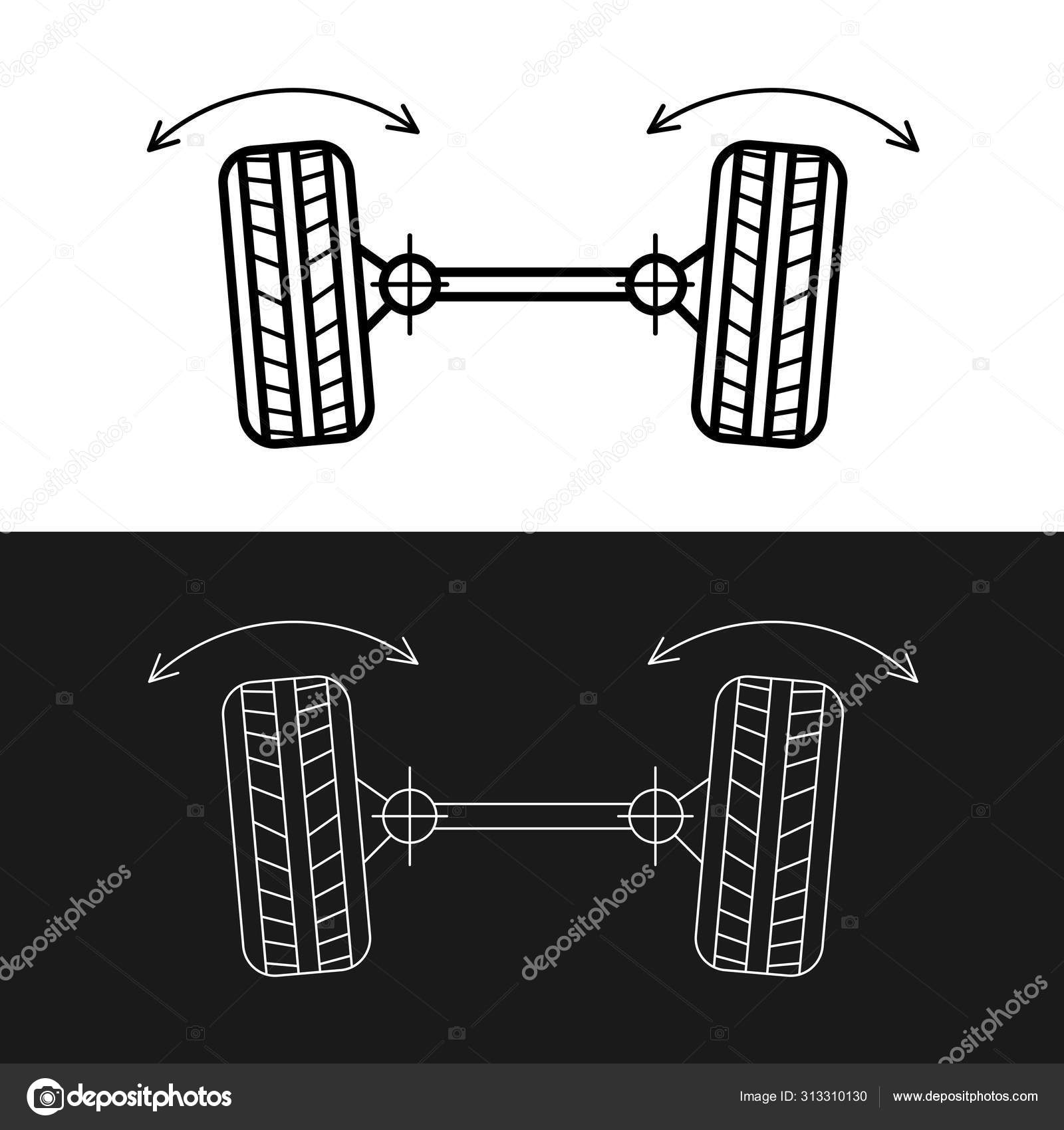 Wheel Alignment Icon