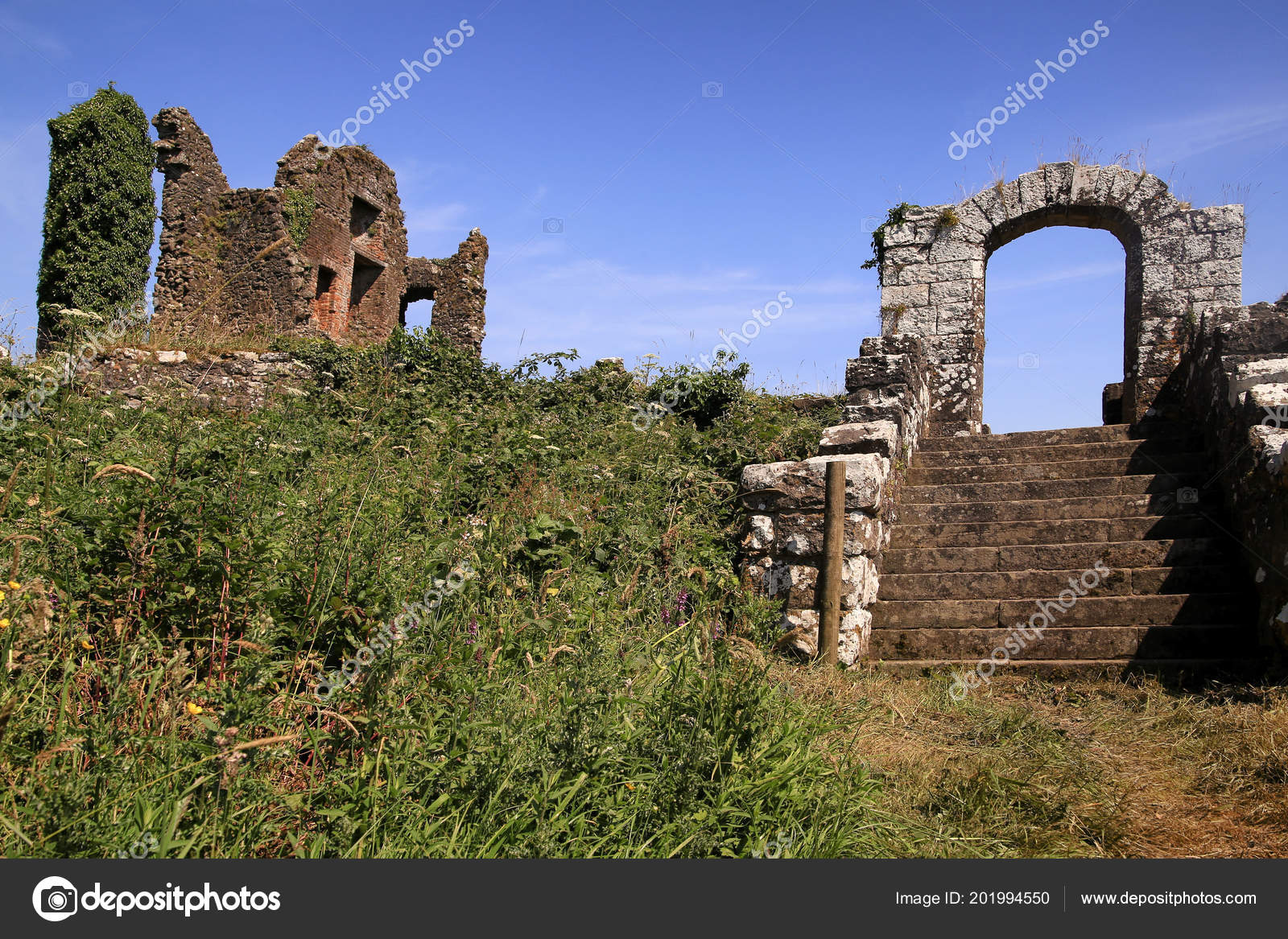 Stone Structures Crom Castle Estate Fermanagh Ireland — Stock Photo ...