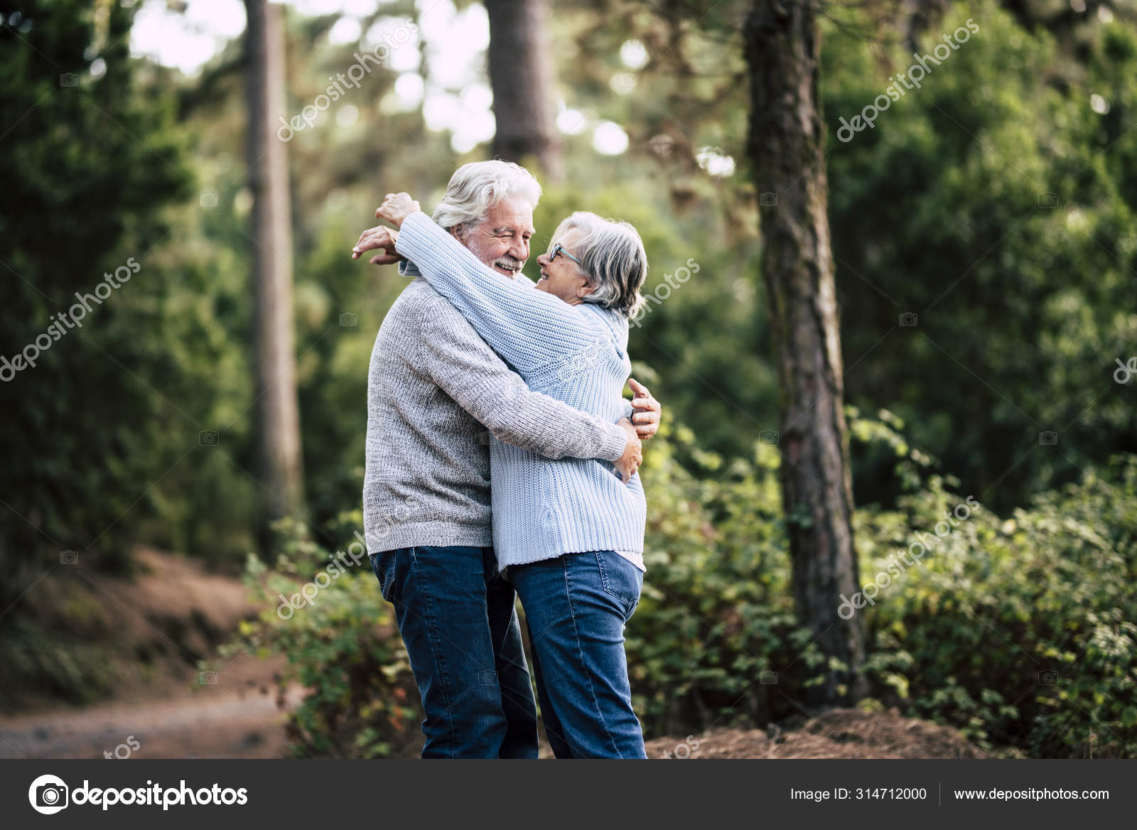 People In Love Hugging