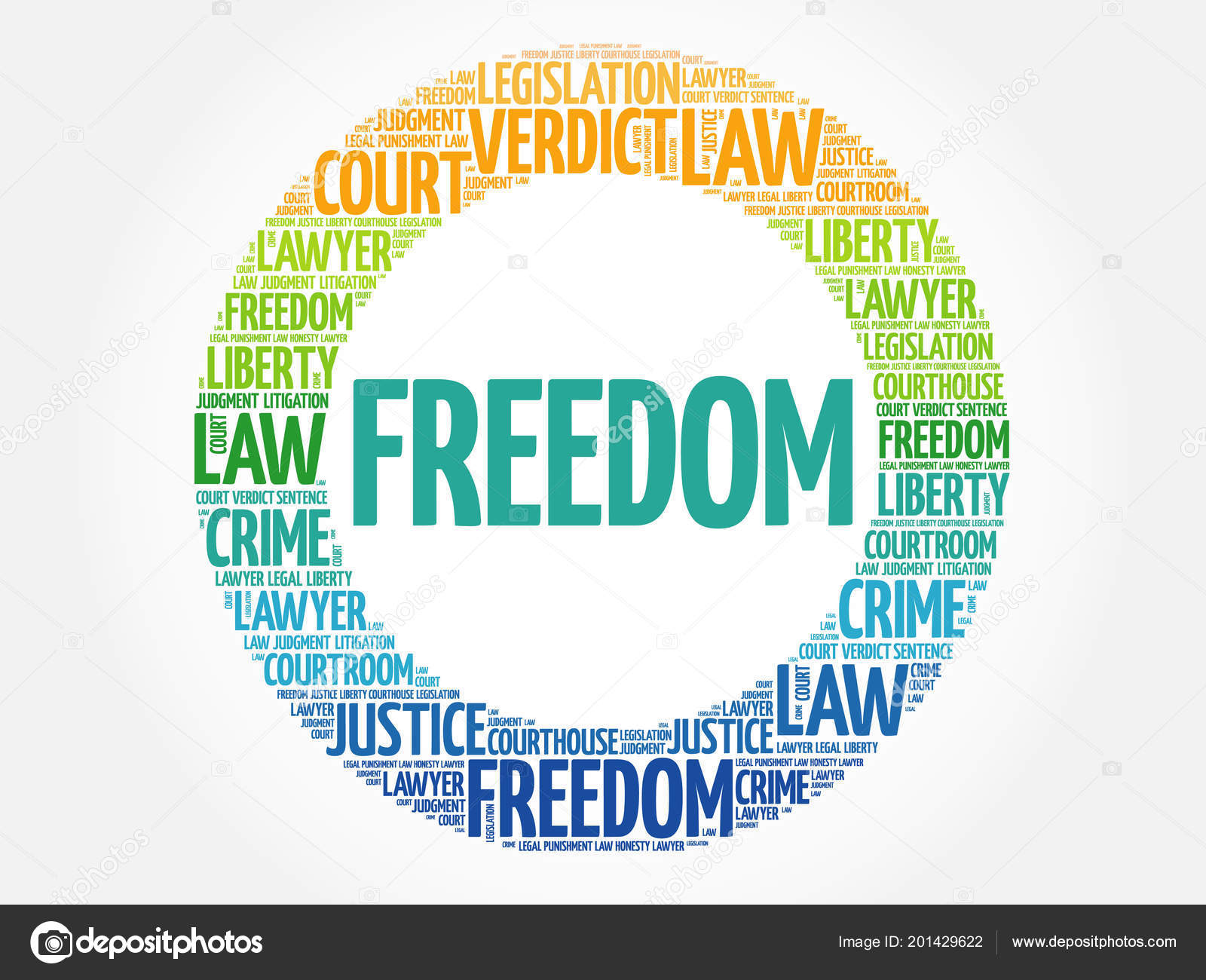 Freedom Word Cloud Concept Background Stock Vector Image by ©dizanna ...
