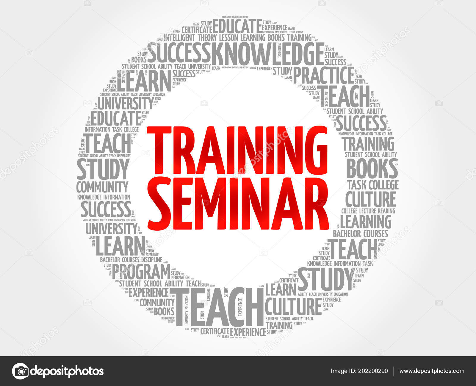 Training Seminar Word Cloud Education Concept Stock Vector by ©dizanna ...