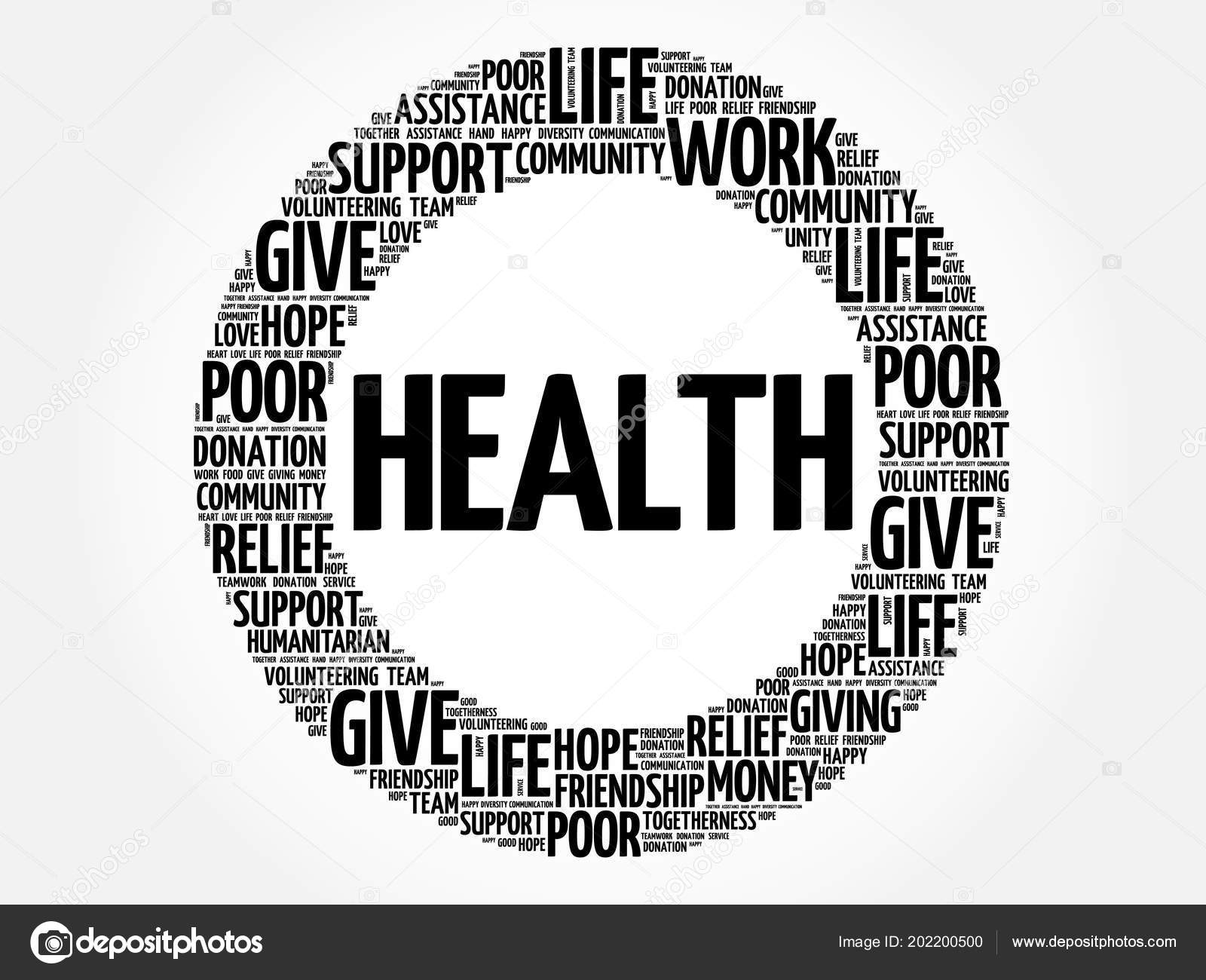 Health Word Cloud Collage Concept Background Stock Vector by ©dizanna ...