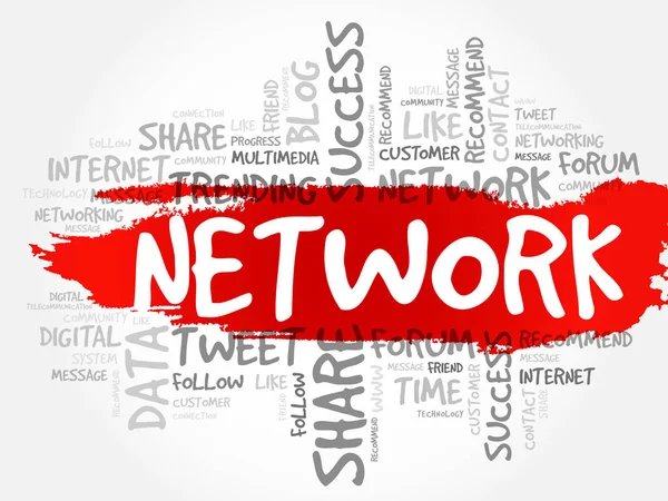 Network word cloud Stock Vector by ©dizanna 173016936