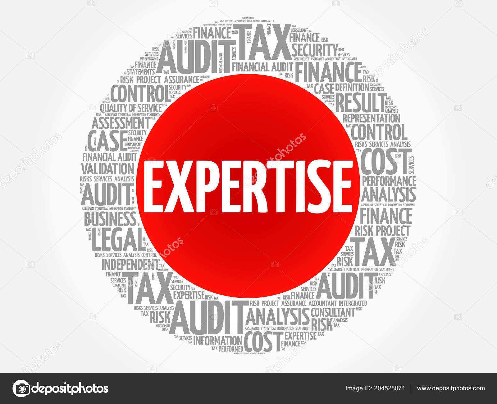 Expertise Word Cloud Collage Business Concept Background Stock Vector ...