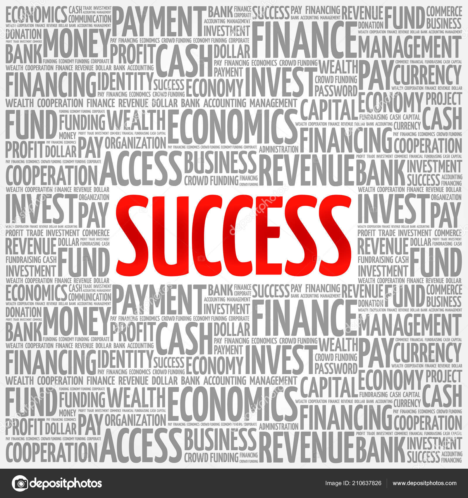 SUCCESS word cloud collage Stock Vector Image by ©dizanna #210637826