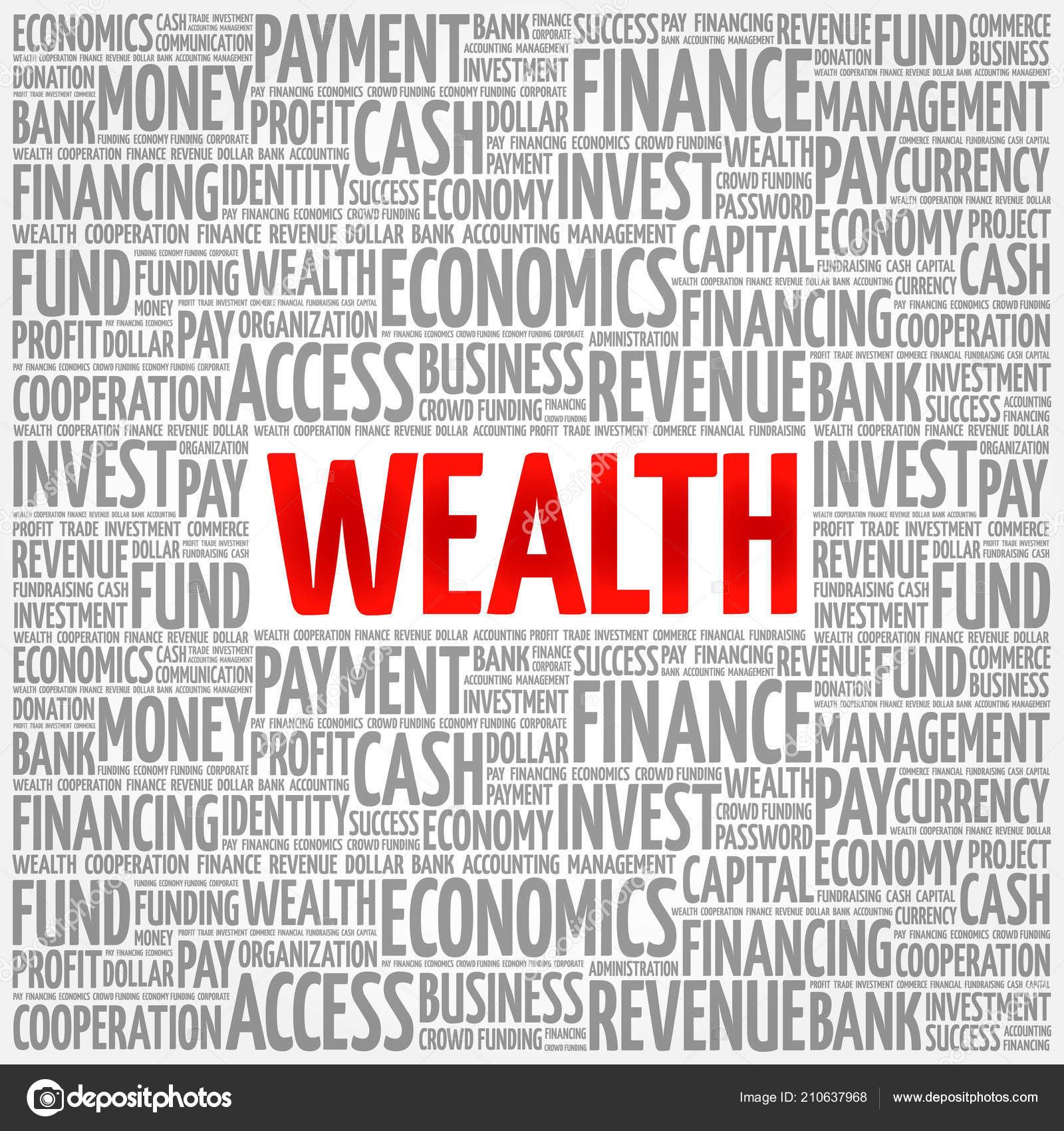 WEALTH word cloud collage Stock Vector Image by ©dizanna #210637968