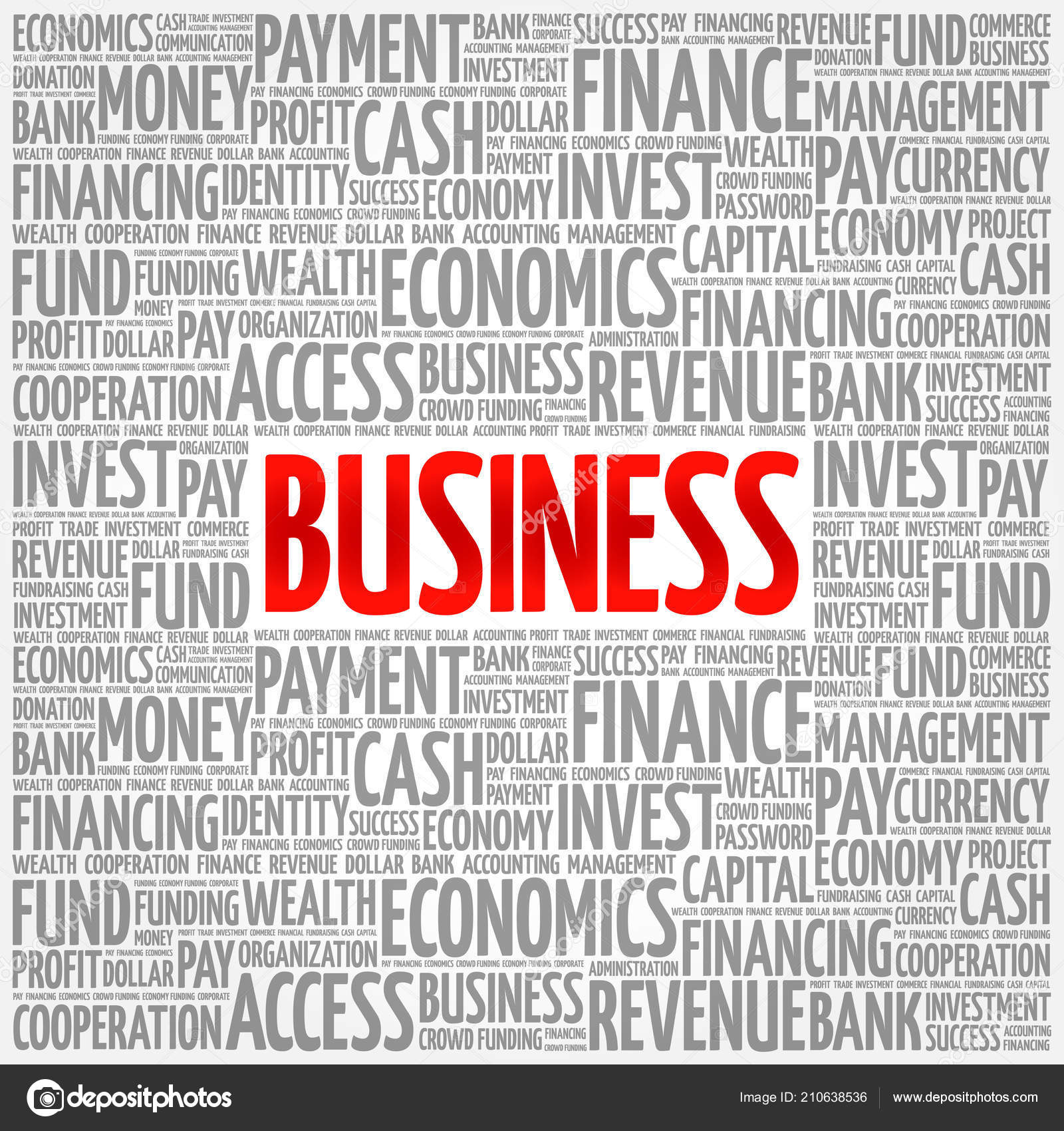 BUSINESS word cloud collage Stock Vector Image by ©dizanna #210638536