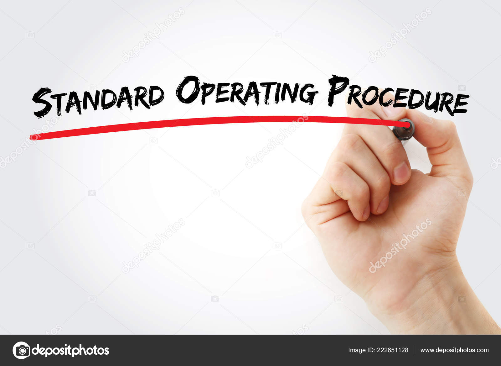 Sop Standard Operating Procedure Acronym Business Concept Background ...