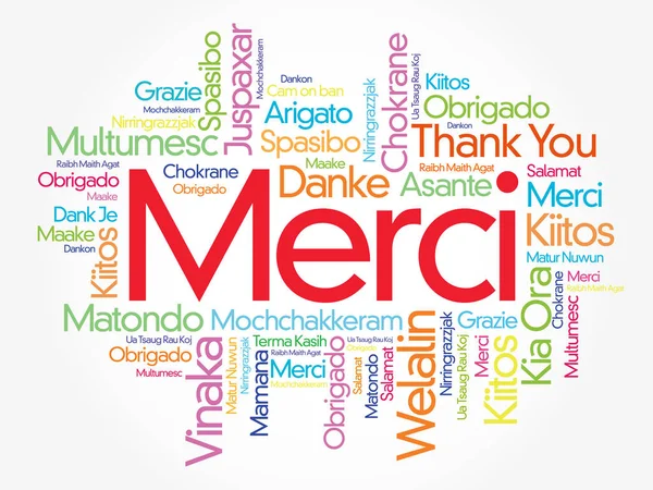 Merci (Thank You in French) Stock Vector by ©dizanna 157969838