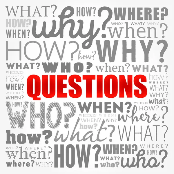 Questions Whose Answers Considered Basic Information Gathering Problem Solving Mind Stock Vector ...