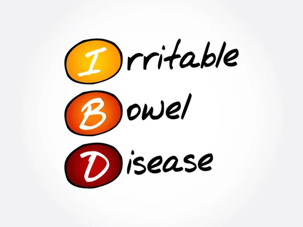 Ibd Inflammatory Bowel Disease Acronym Medical Concept Background Stock ...