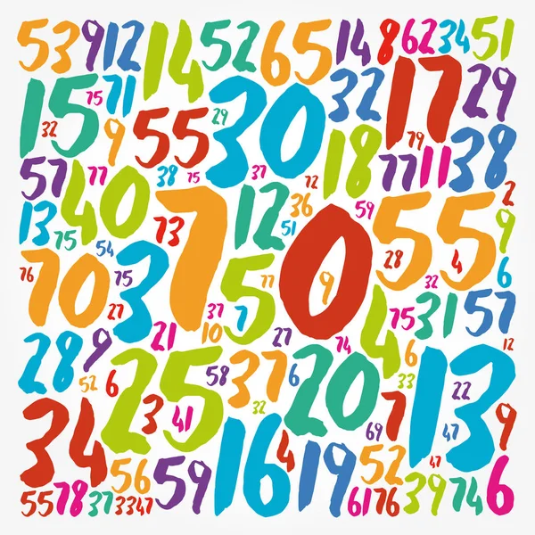 Numbers Text Cloud Collage Concept Background Stock Vector by ©dizanna ...