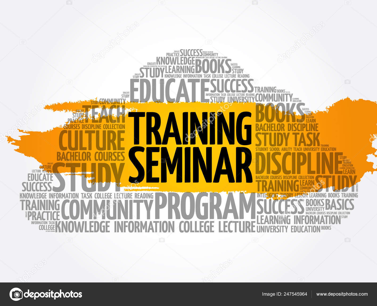 Training Seminar word cloud collage Stock Vector by ©dizanna 247545964