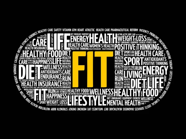 KEEP FIT word cloud Stock Vector by ©dizanna 183093252