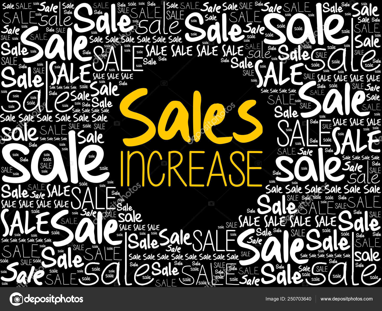 Sales Increase word cloud collage Stock Vector Image by ©dizanna #250703640