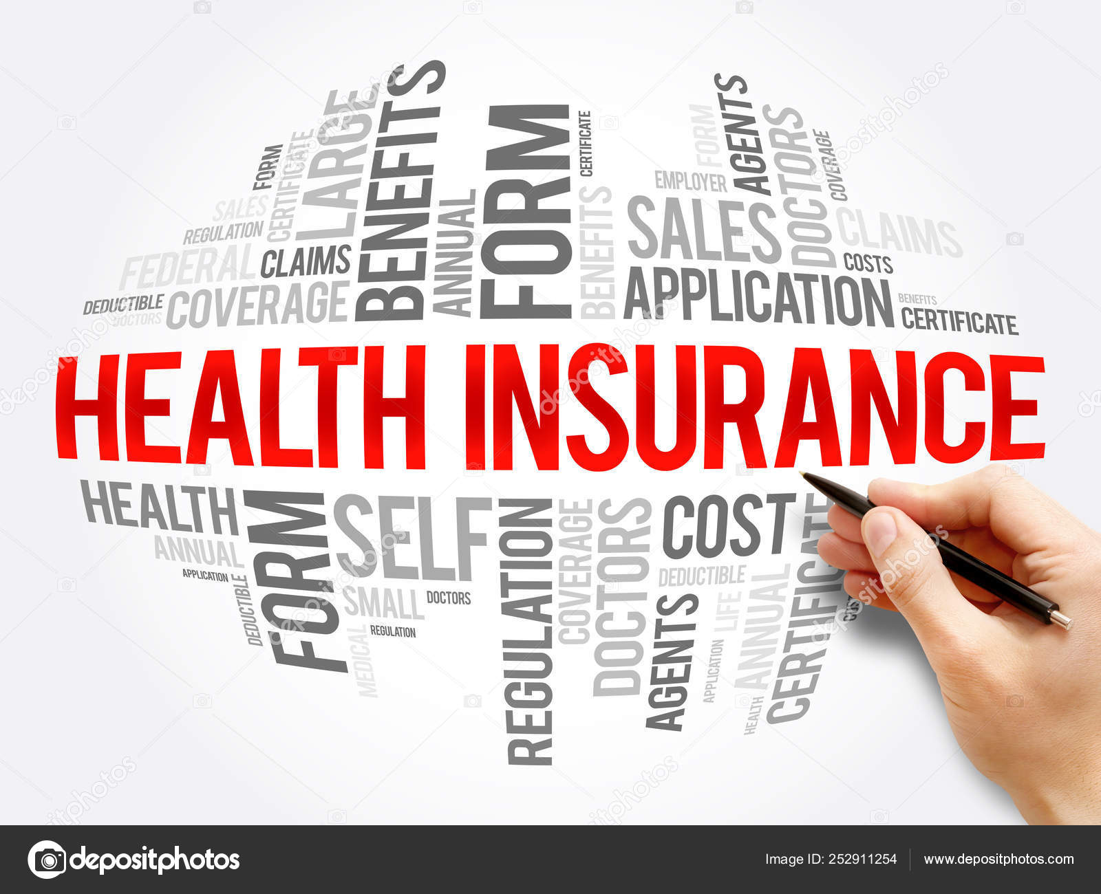 Health Insurance word cloud collage Stock Photo by ©dizanna 252911254