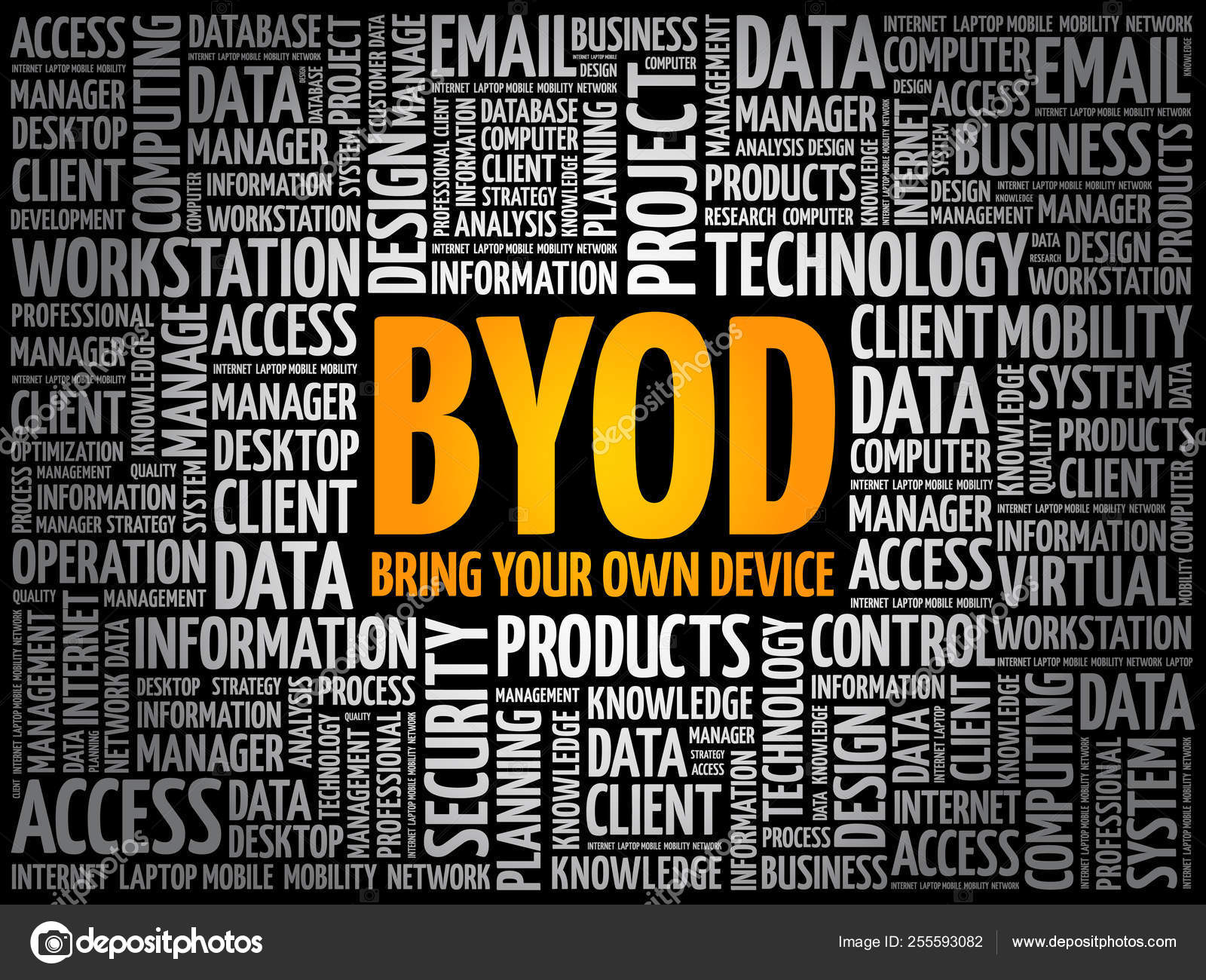 BYOD - bring your own device acronym Stock Vector Image by ©dizanna ...