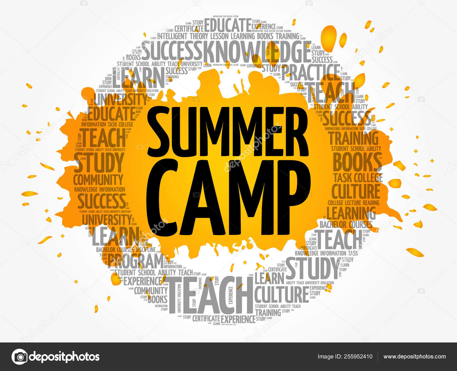 Summer Camp word cloud collage Stock Vector by ©dizanna 255952410