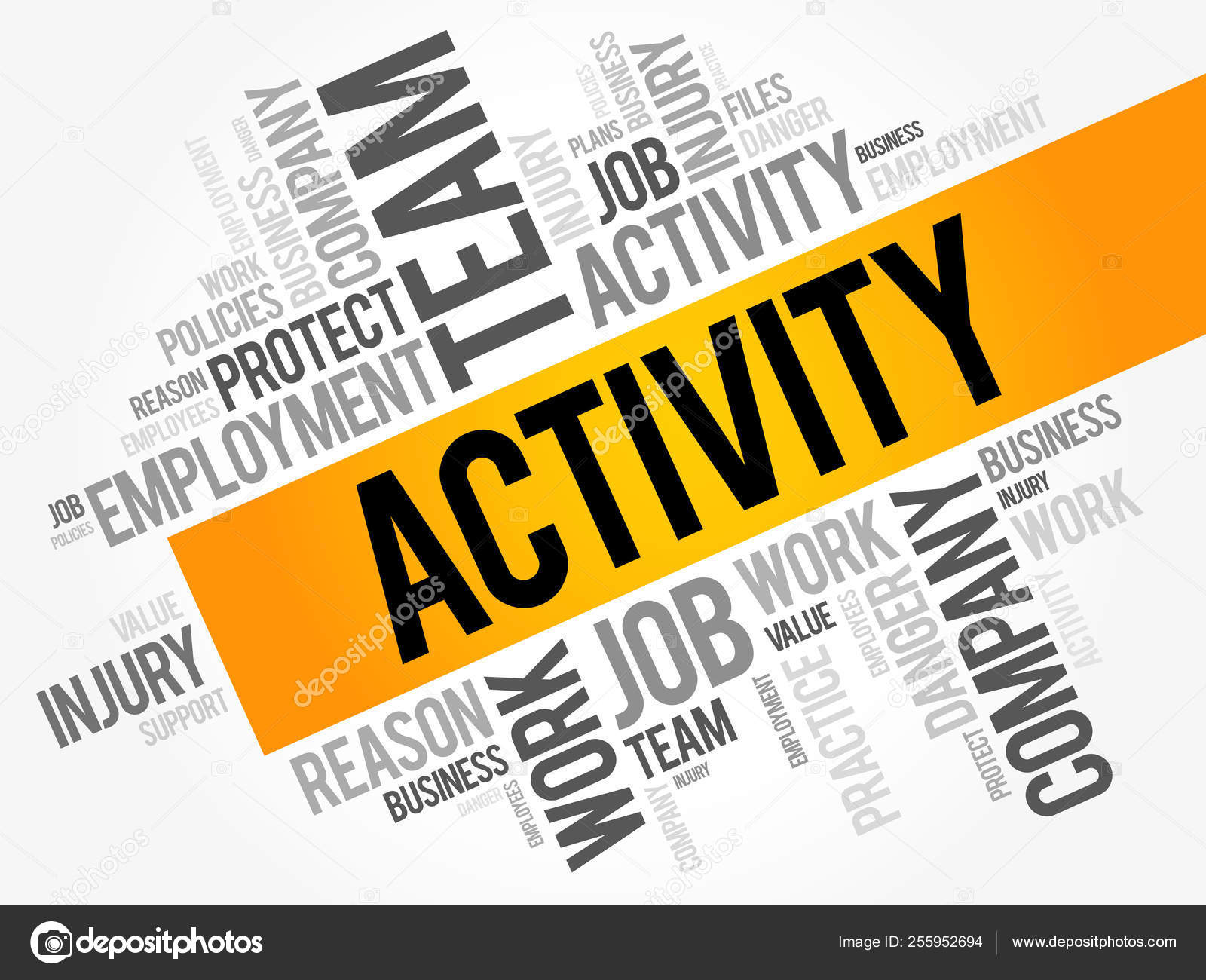 ACTIVITY word cloud collage Stock Vector Image by ©dizanna #255952694