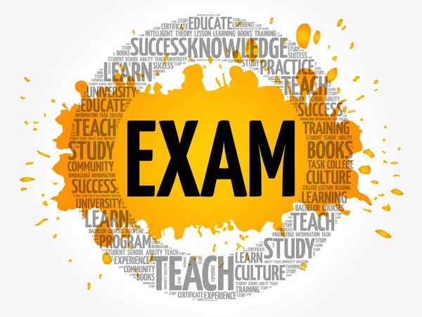 EXAM word cloud collage Stock Vector by ©dizanna 259701456