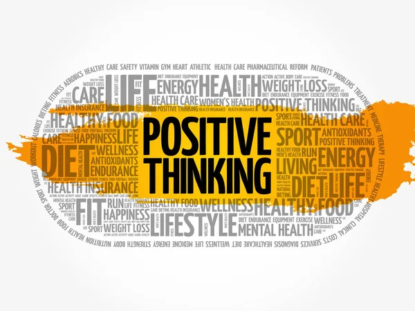 Positive thinking word cloud Stock Vector by ©dizanna 182411498