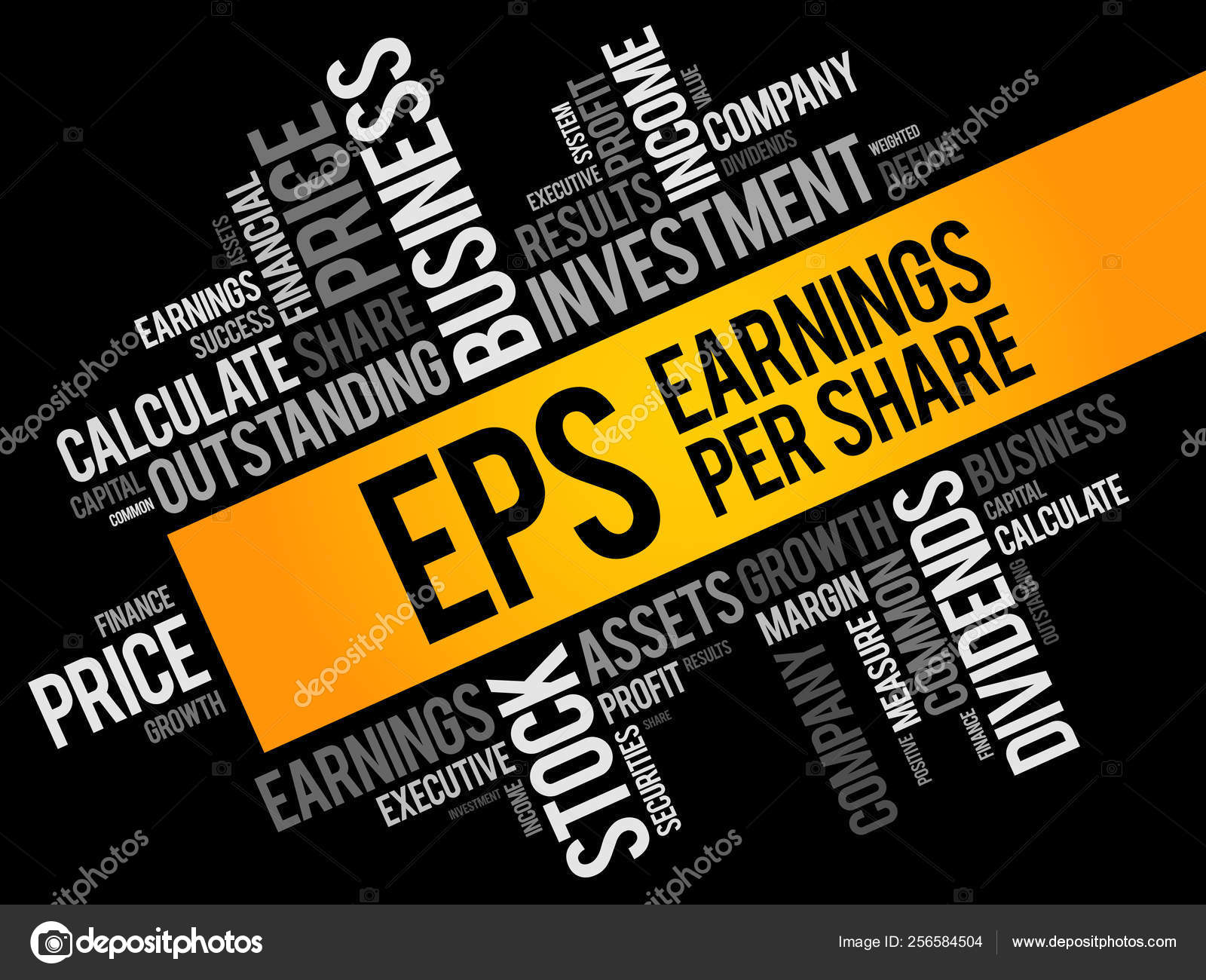 EPS - Earnings Per Share word cloud Stock Vector Image by ©dizanna ...