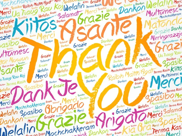 Thank You in many languages Stock Vector by ©dizanna 66790049