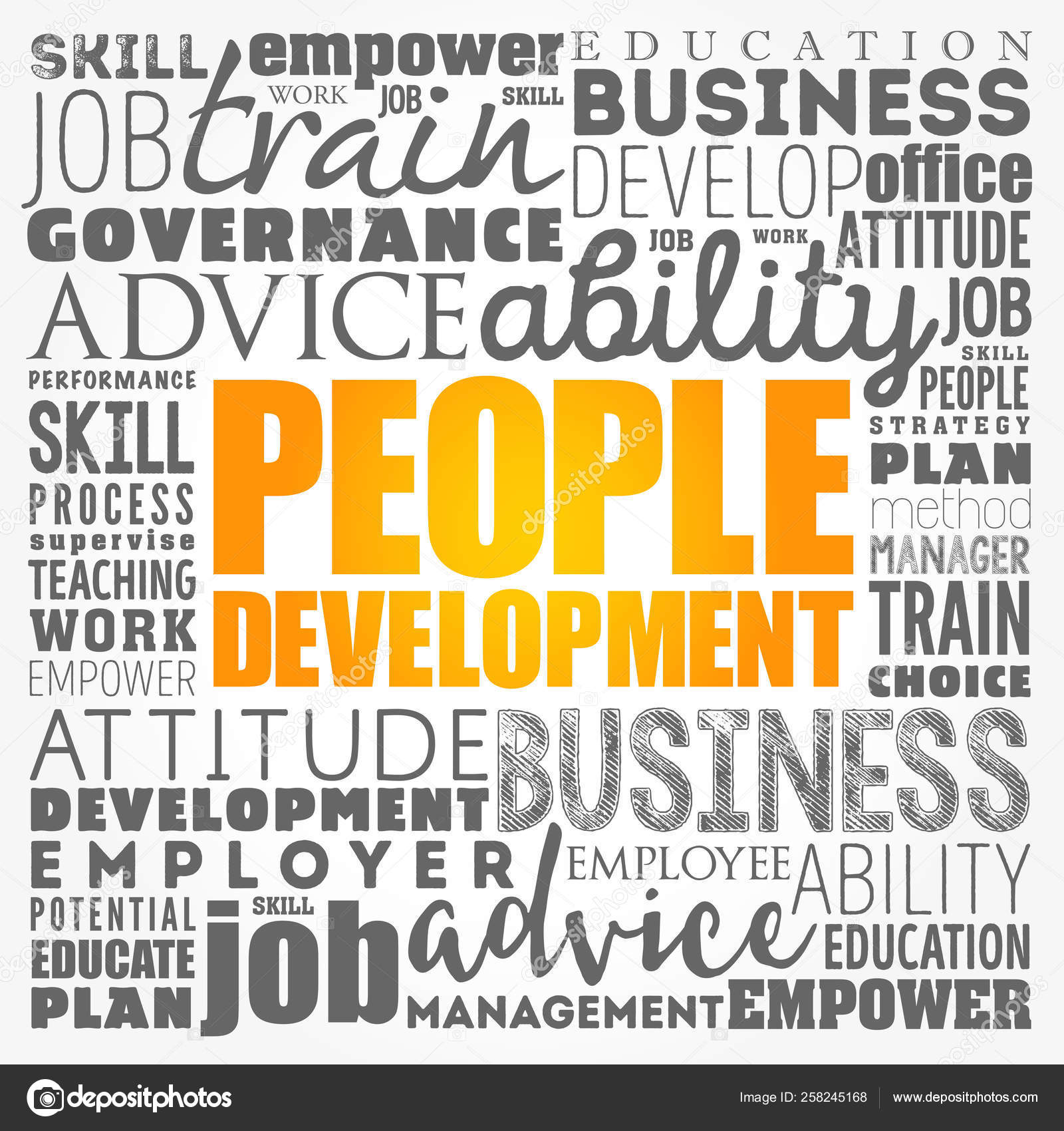 People Development word cloud collage Stock Vector Image by ©dizanna ...