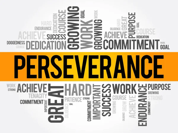 Perseverance word cloud collage — Stock Vector © dizanna #146832471