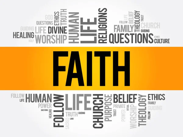 Faith word Vector Art Stock Images | Depositphotos