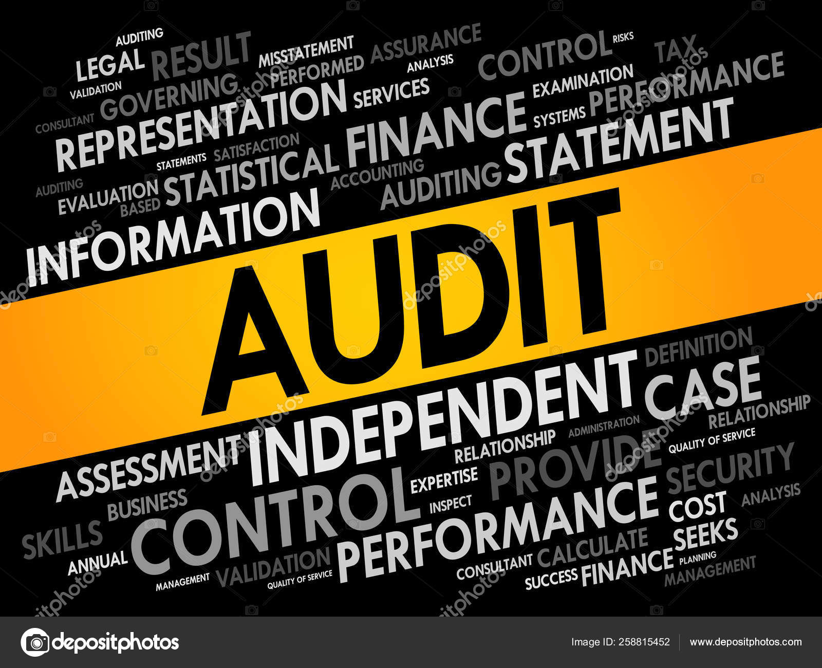 Audit word cloud collage Stock Vector Image by ©dizanna #258815452