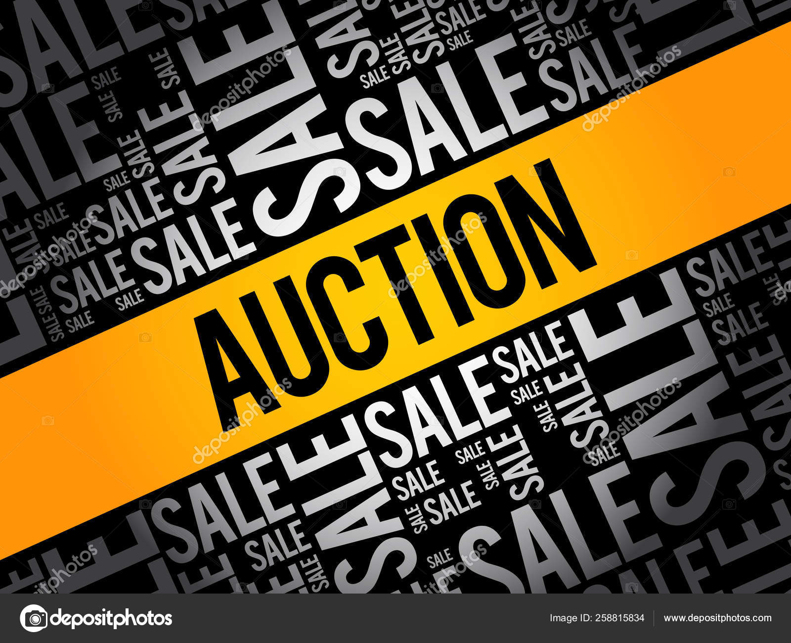 AUCTION word cloud collage Stock Vector by ©dizanna 258815834