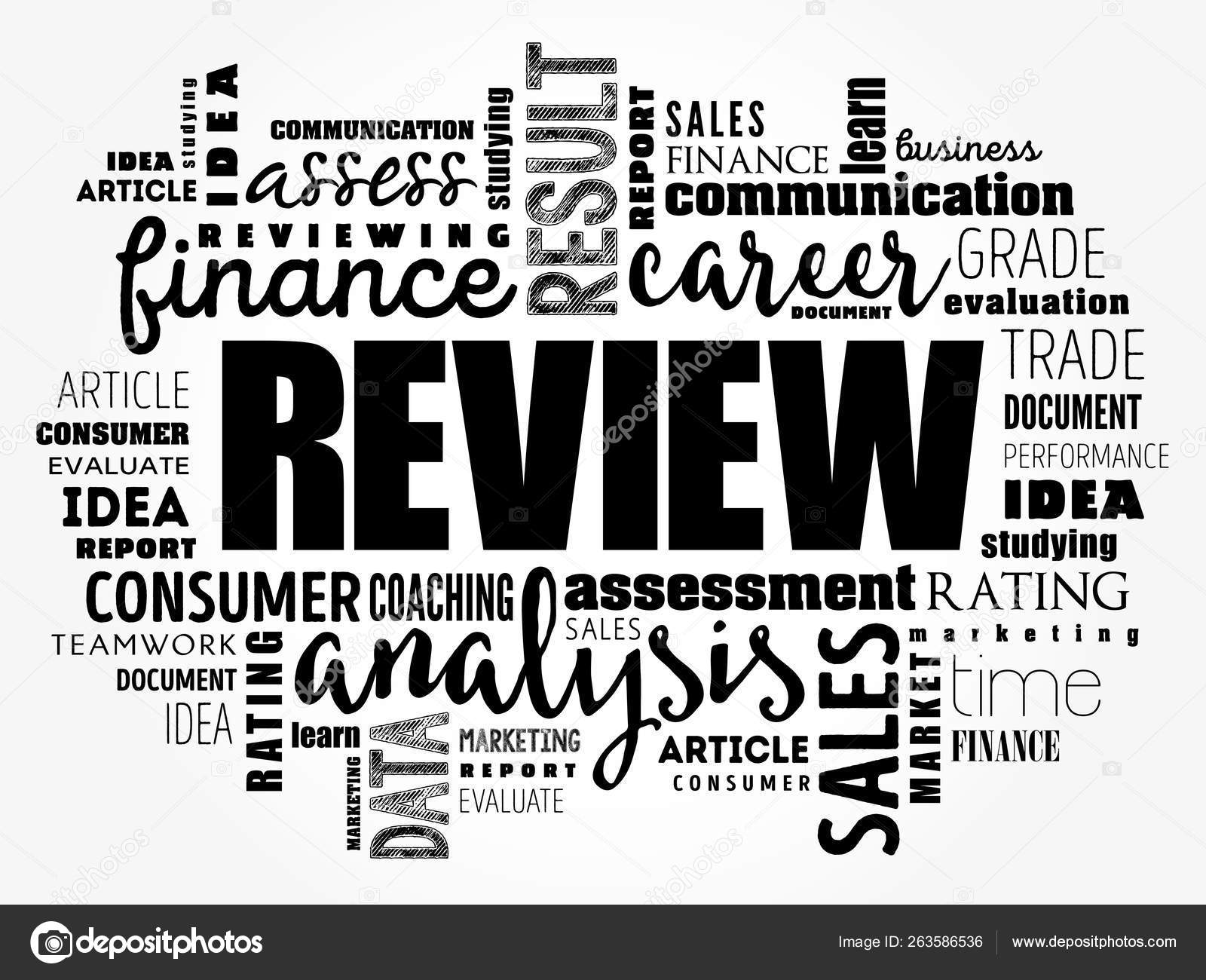 Review word cloud collage Stock Vector Image by ©dizanna #263586536