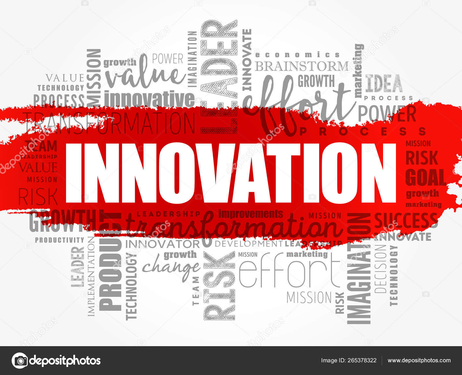 InnovaciÓn Palabra Nube Collage Vector De Stock Por ©dizanna 265378322