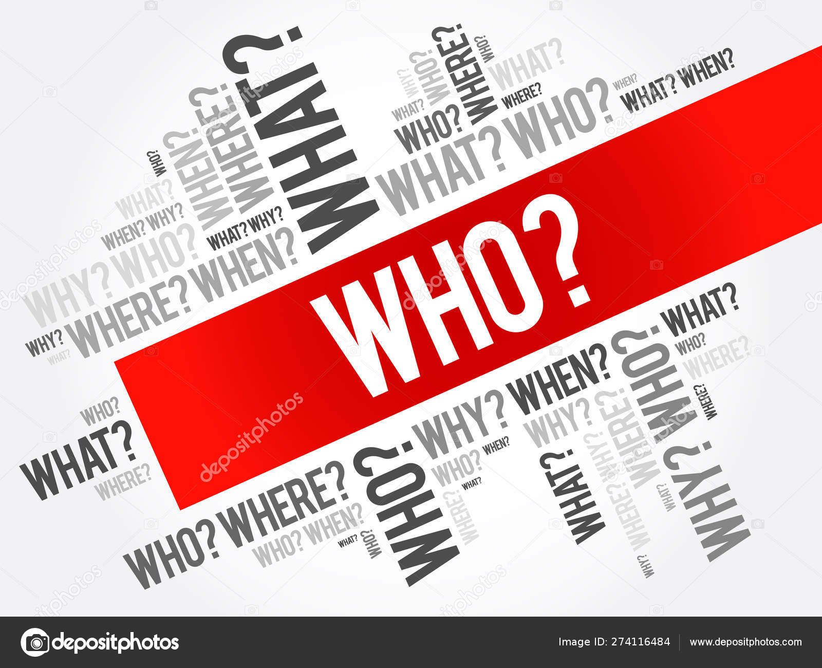 WHO? word cloud background Stock Vector by ©dizanna #274116484