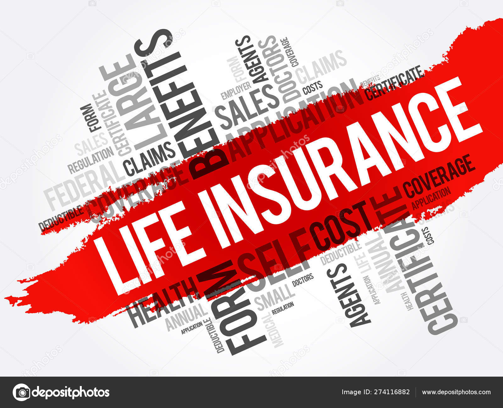 LIFE Insurance word cloud collage Stock Vector Image by ©dizanna #274116882