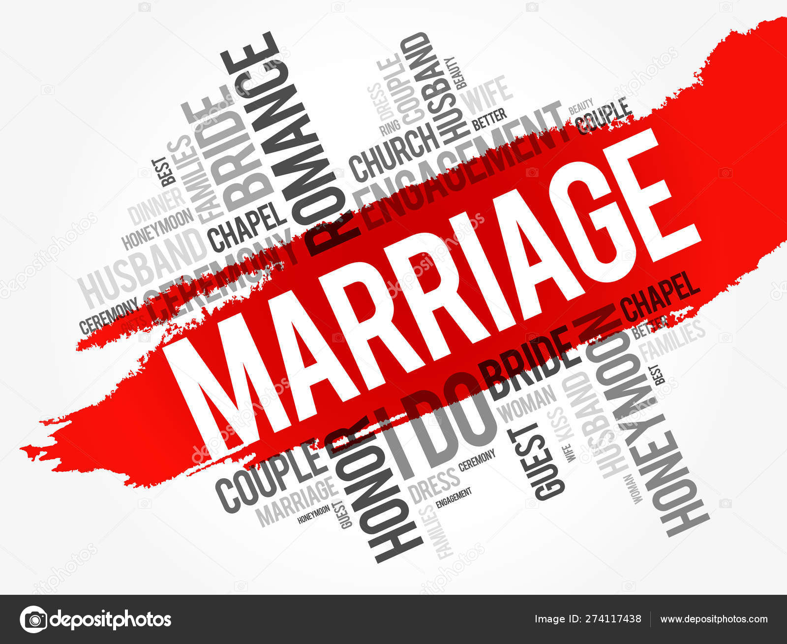 Marriage word cloud collage Stock Vector Image by ©dizanna #274117438