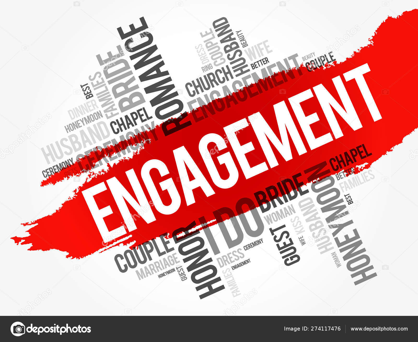 Engagement word cloud collage Stock Vector by ©dizanna 274117476
