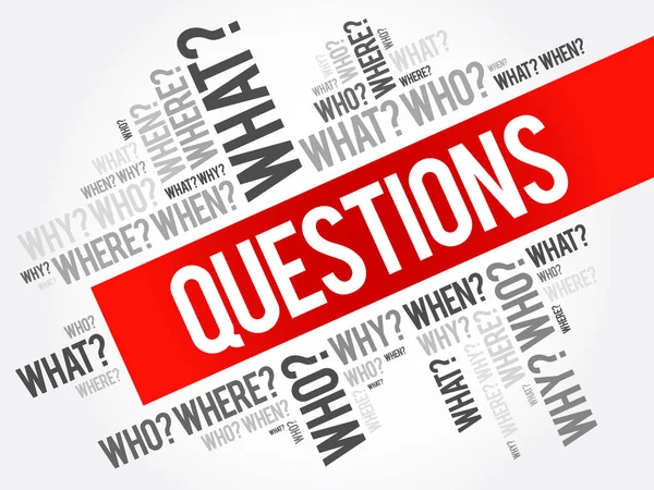 Questions Whose Answers Considered Basic Information Gathering Problem Solving Concept Stock ...